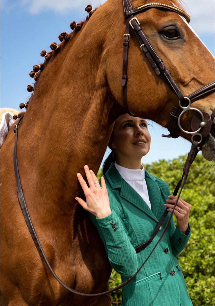 Kelly Green Mesh Show Jacket – Espoir Equestrian